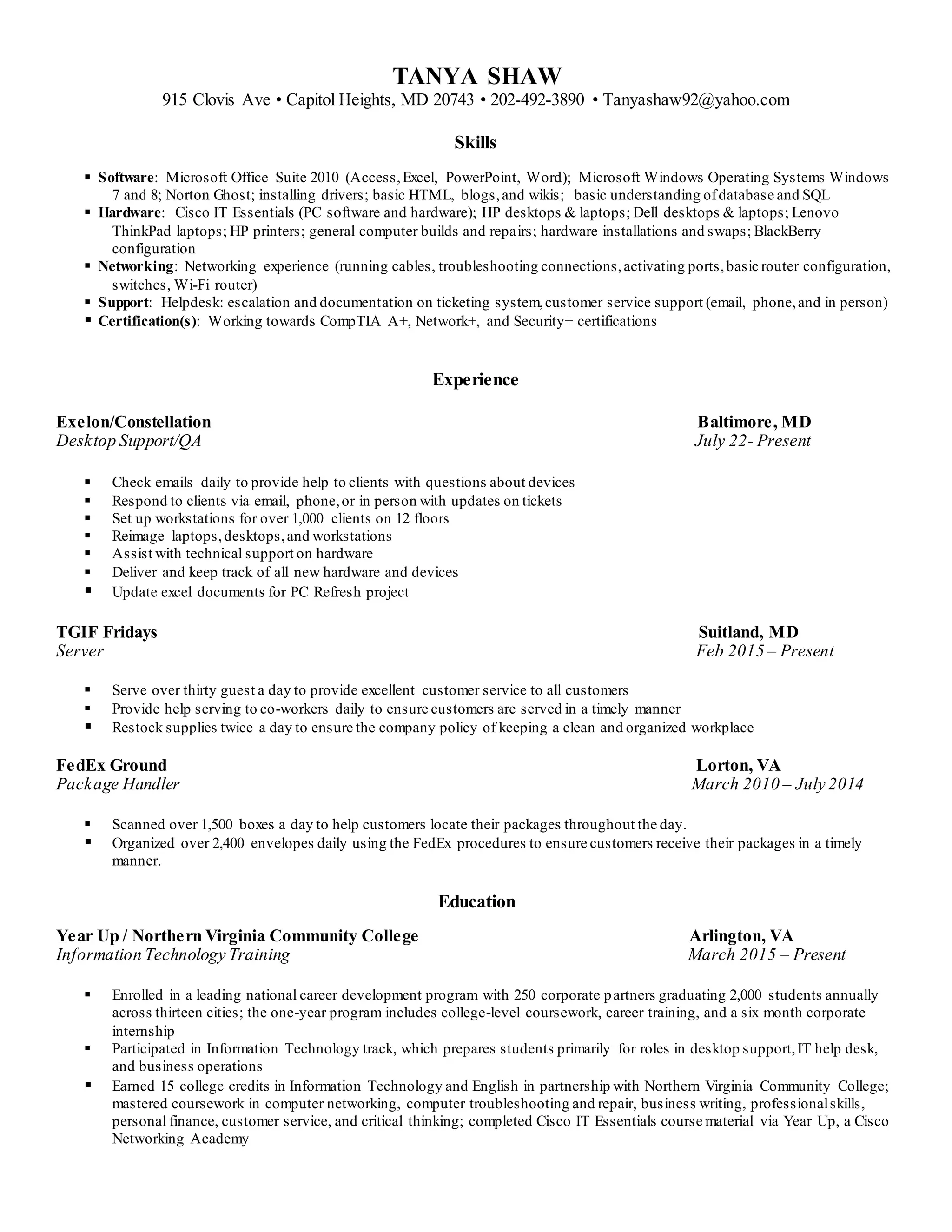 TANYA SHAW (Tanya Shaw) | DOCX