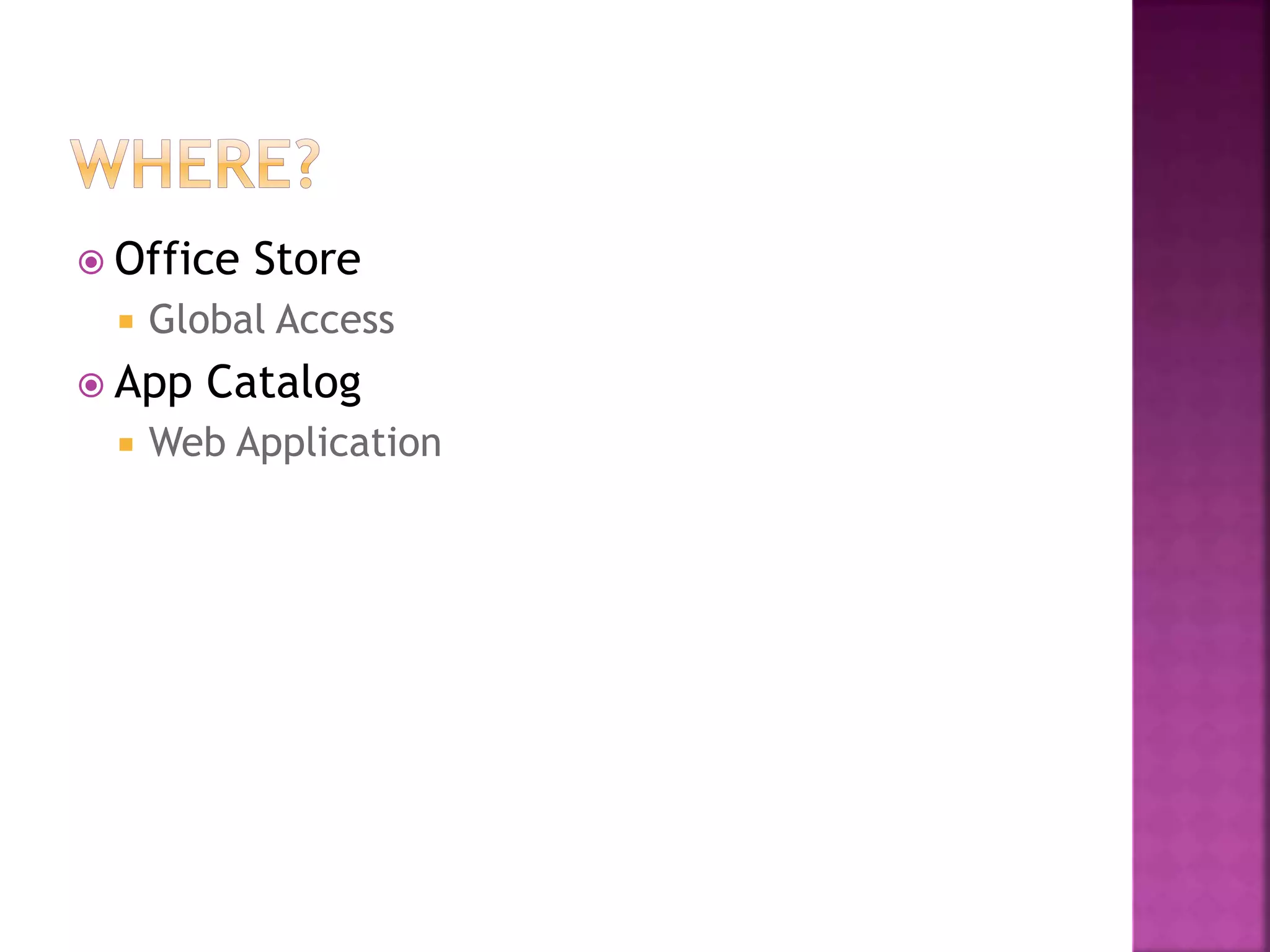 06.SharePointApps | PPTX | Computer Software and Applications | Computing