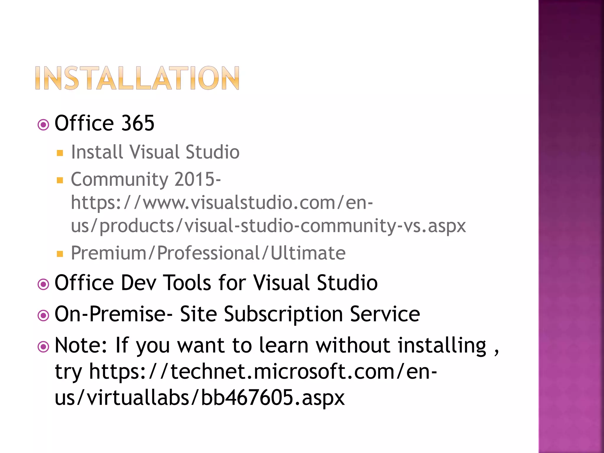 06.SharePointApps | PPTX | Computer Software and Applications | Computing