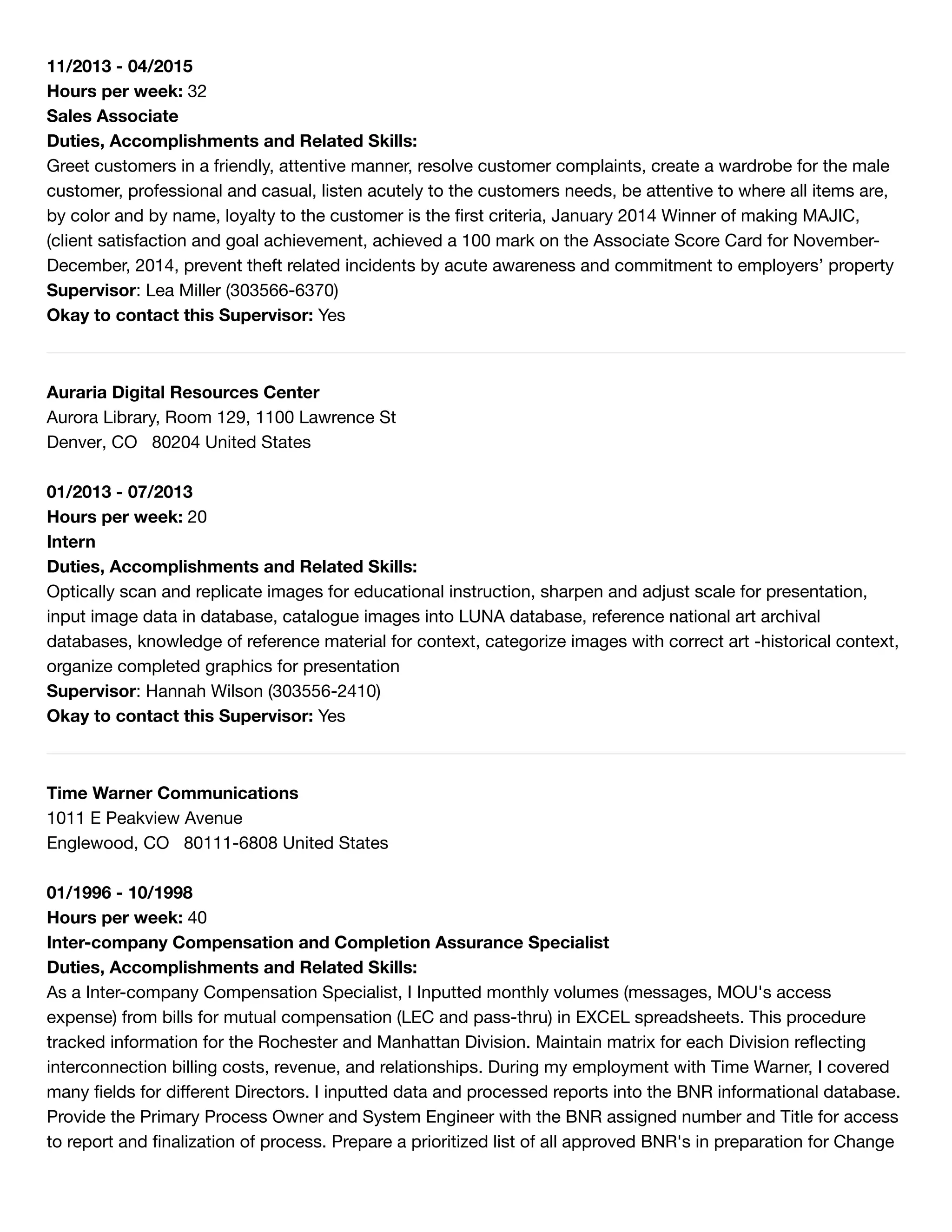 E Vigil Federal Resume | PDF