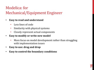 Thermal Equipment Modeling in Modelica | PPT