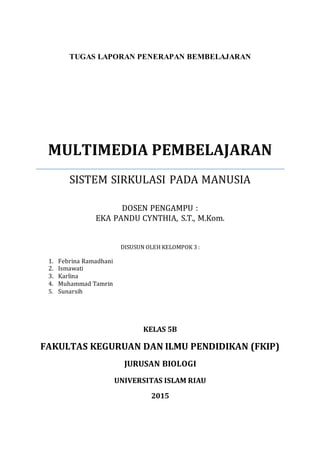 Laporan media pembelajaran | DOCX