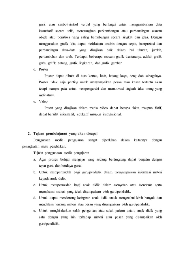 Laporan media pembelajaran | DOCX