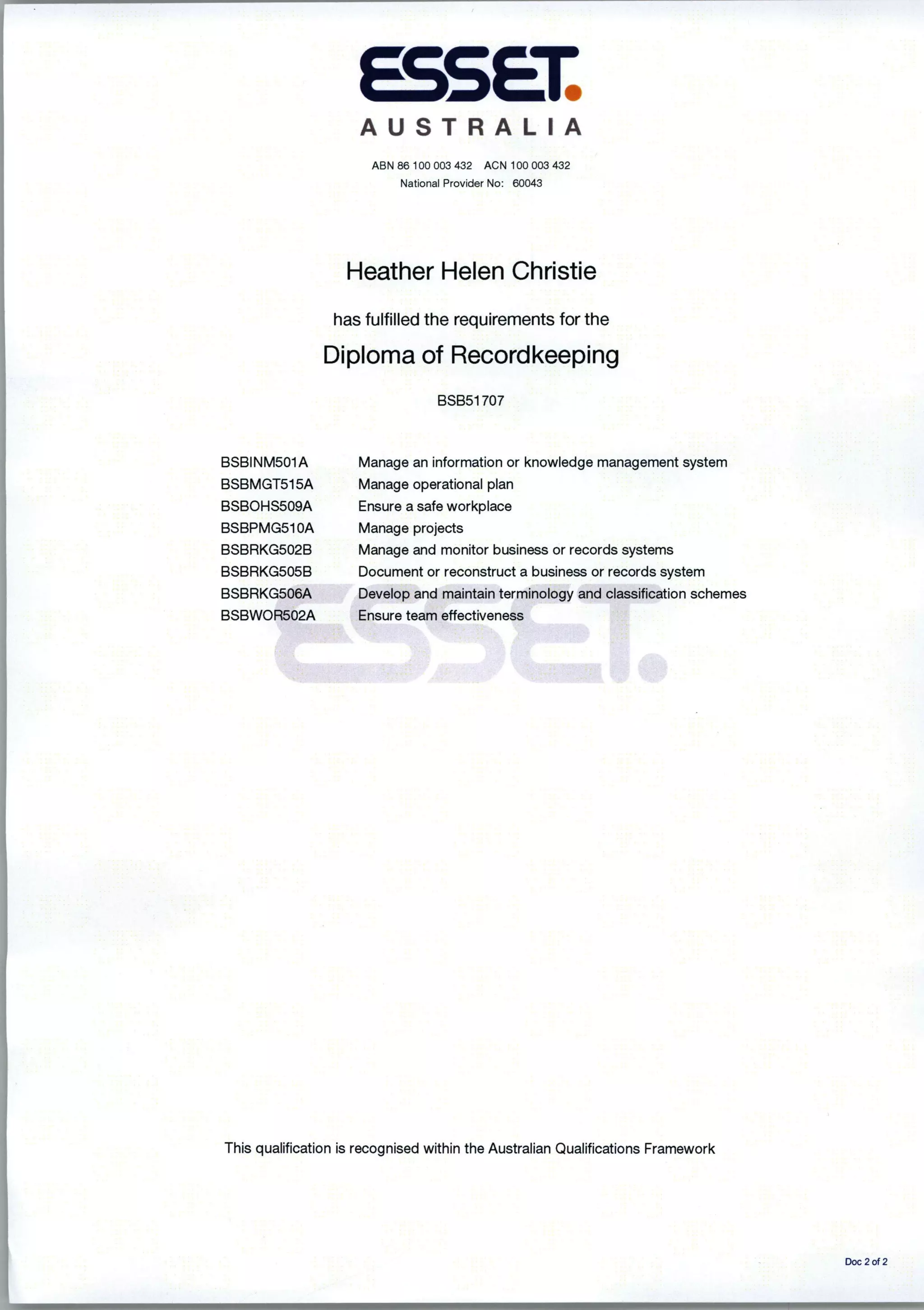 Records Diploma | PDF