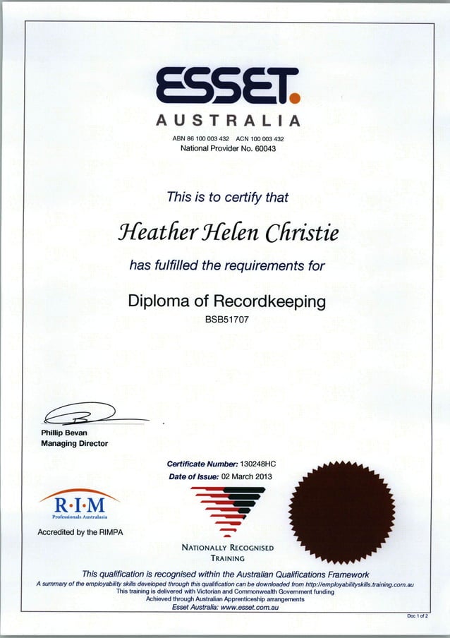 Records Diploma | PDF