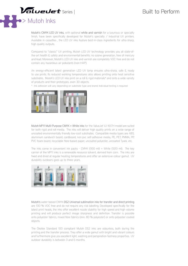 Mutoh_ValueJet_Series | PDF