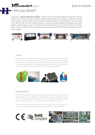Mutoh_ValueJet_Series | PDF