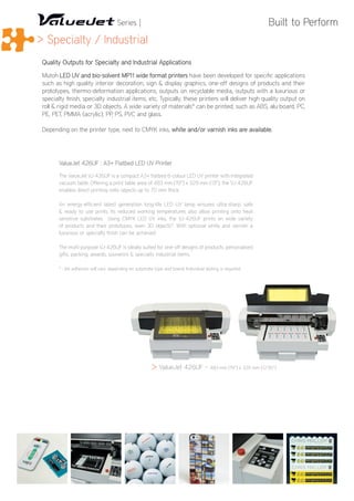 Mutoh_ValueJet_Series | PDF