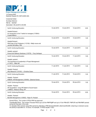 PDU Transcript-1957067-7-6-2015 | PDF