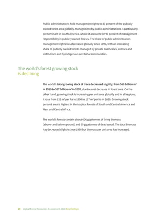 A fresh perspective Global Forest Resources Assessment 2020 | PDF