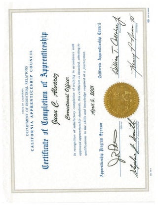 CDC Apprentiship cert | PDF