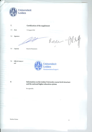 Master Diploma | PDF