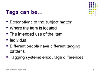 Ca 8 social tagging and folksonomie | PPT