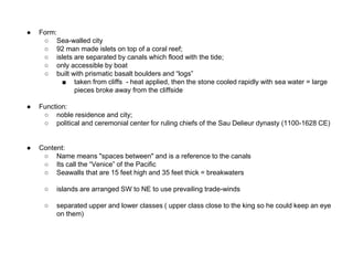 AP Art History - Pacific Art (Content Area 9) | PPTX