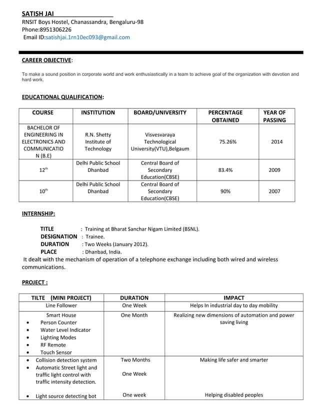 Satish_RESUME | DOC