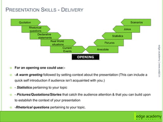 edge academy - Presentation Skills | PPTX