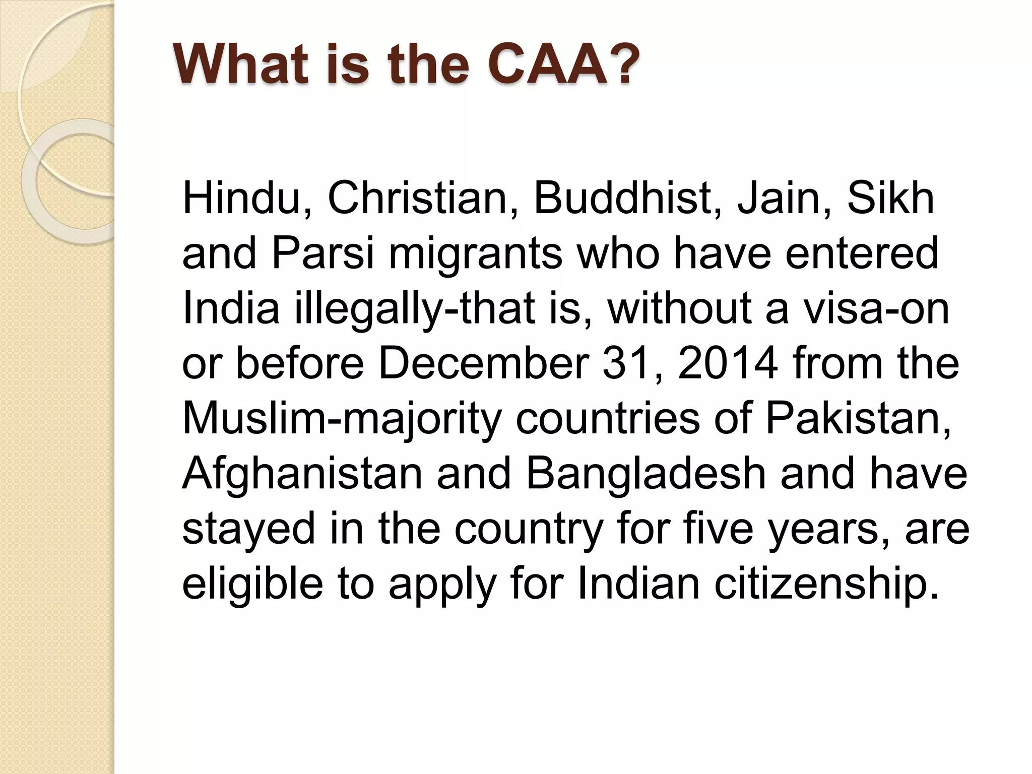 CAA | PPTX