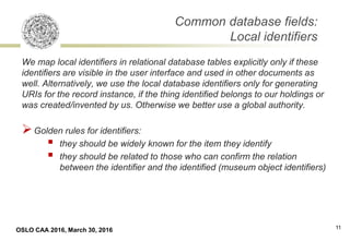 Methodological tips for mappings to CIDOC CRM | PDF