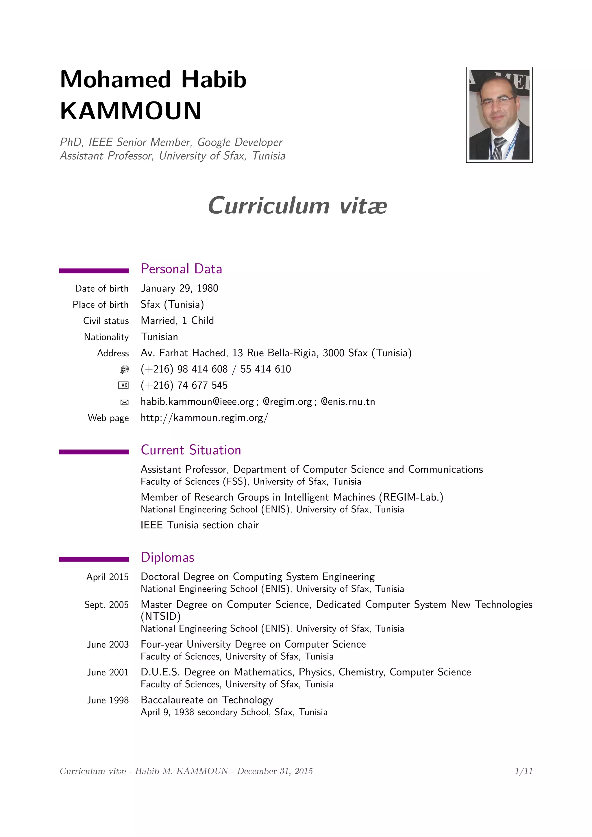 cv_habib_kammoun | PDF