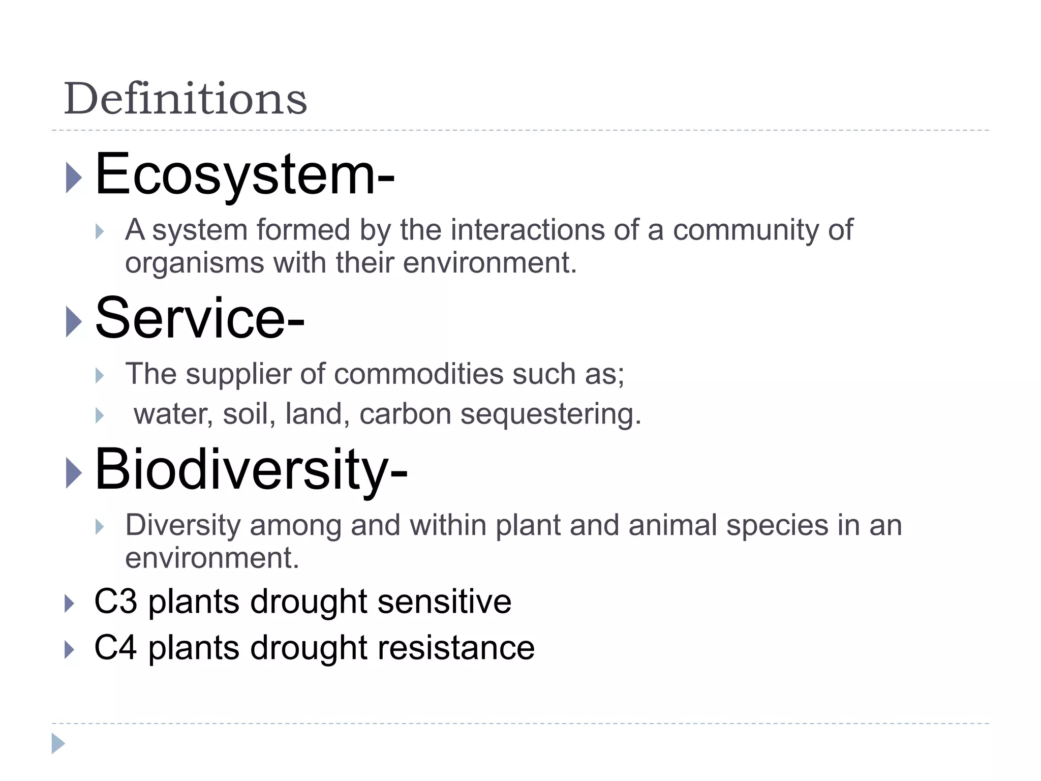 Ecosystem Services | PPT