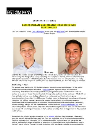 FastCo_Cultural Integration | PDF