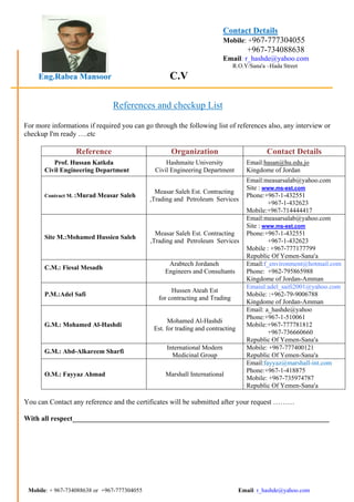 Last Updated CV . | PDF