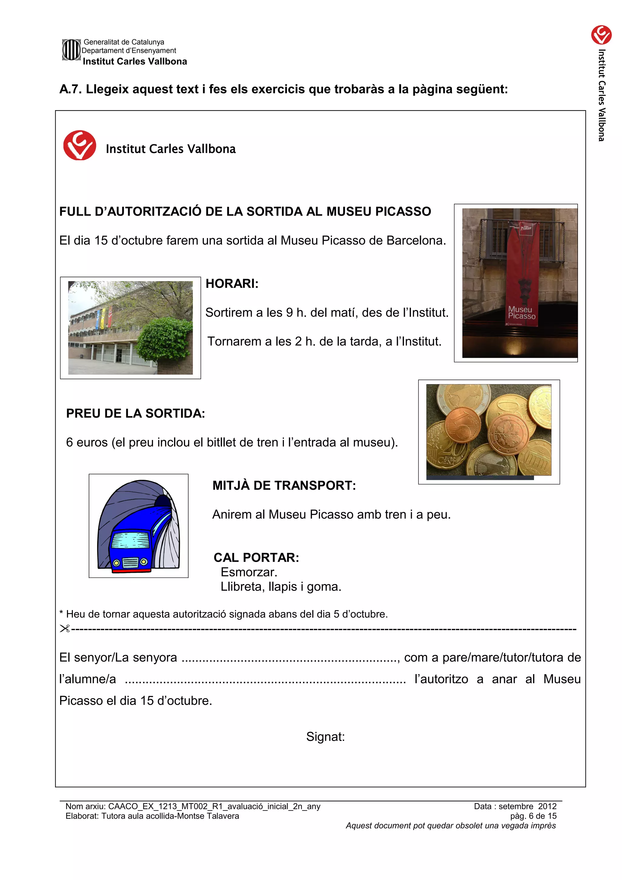 Caaco ex 1213_mt002_r1_avaluacio_inicial_2n_any | PDF