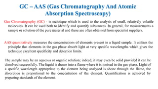 Gc-AAS (Gas chromatography - Atomic Absorption Spectroscopy).pptx