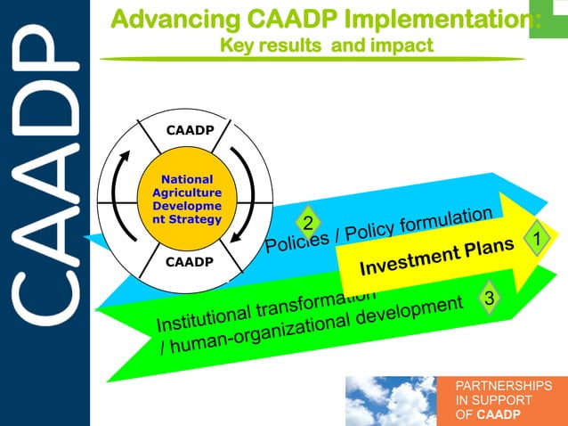 Advancing CAADP Implementation: Key results and impact | PPTX