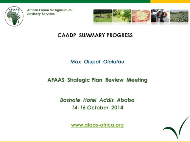 CAADP Progress Summary | PPTX