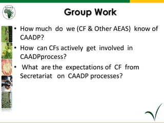 CAADP Progress Summary | PPTX