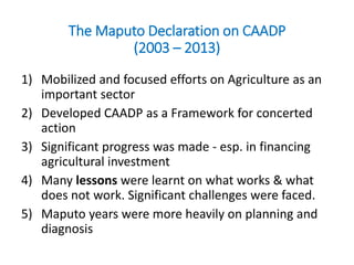 Overview of the CAADP Technical Networks (TN) Initiative | PPTX ...
