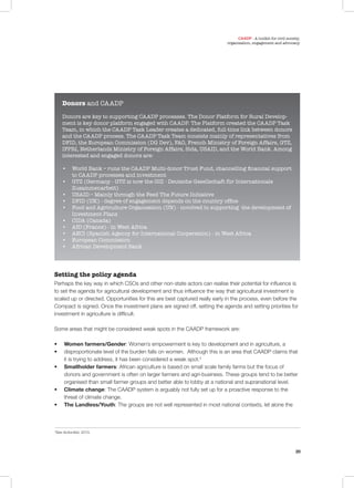 Caadp toolkit to_print | PDF
