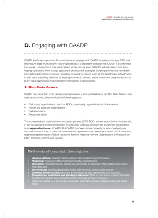 CAADP Toolkit | PDF