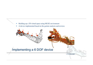 Navigating 3D information space with 6 degree of freedom devices | PPT