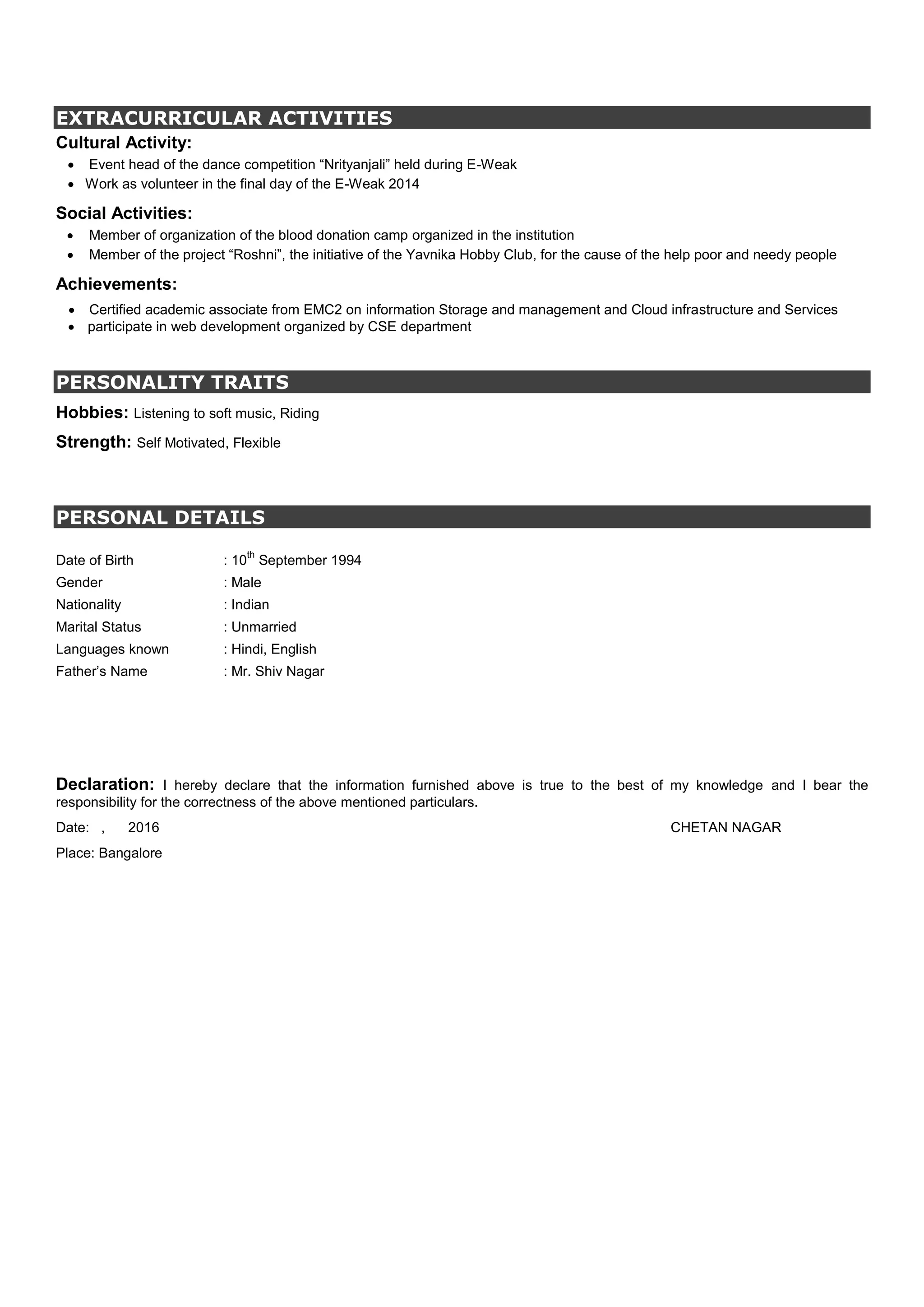 Resume | PDF