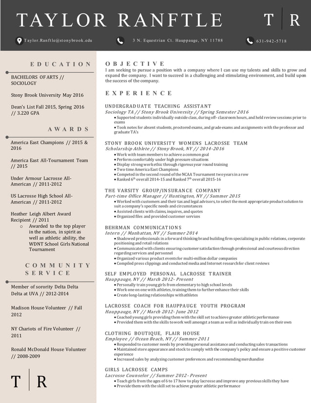Taylor Ranftles Resume Updated 2016 | DOCX