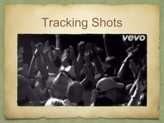 Camera Angles and Shots from Pop/Country Music Videos | PPTX