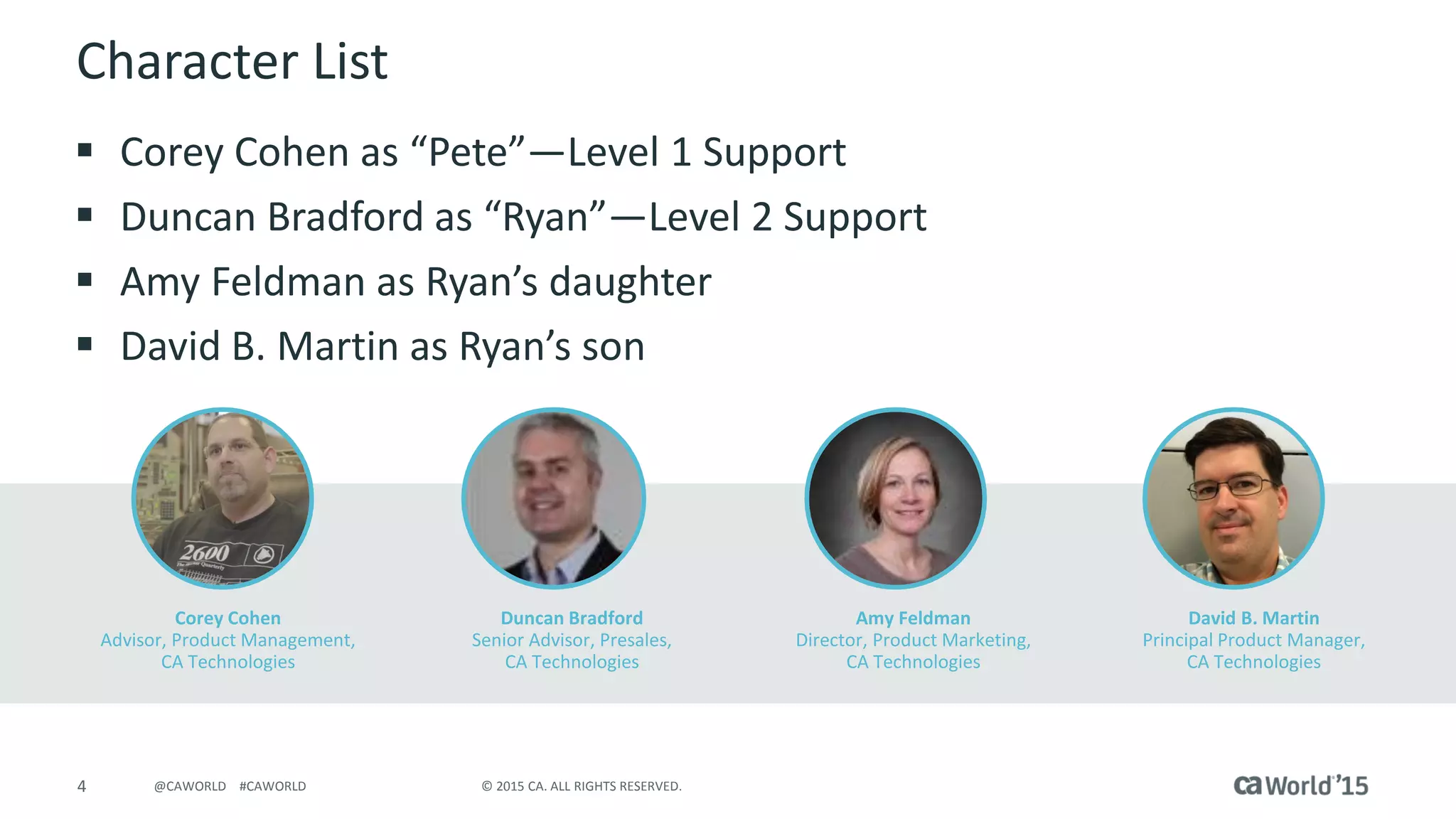 Technology Primer: CA Application Performance Management Team Center ...