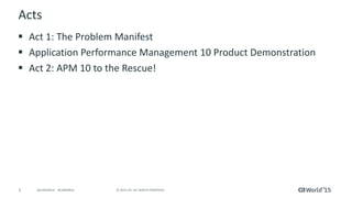 Technology Primer: CA Application Performance Management Team Center ...
