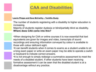 Caa presentation iol | PPT