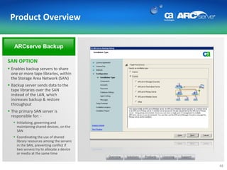 CA ARCserve Solution Overview | PDF