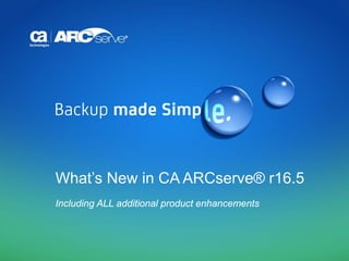 CA ARCserve Solution Overview | PDF