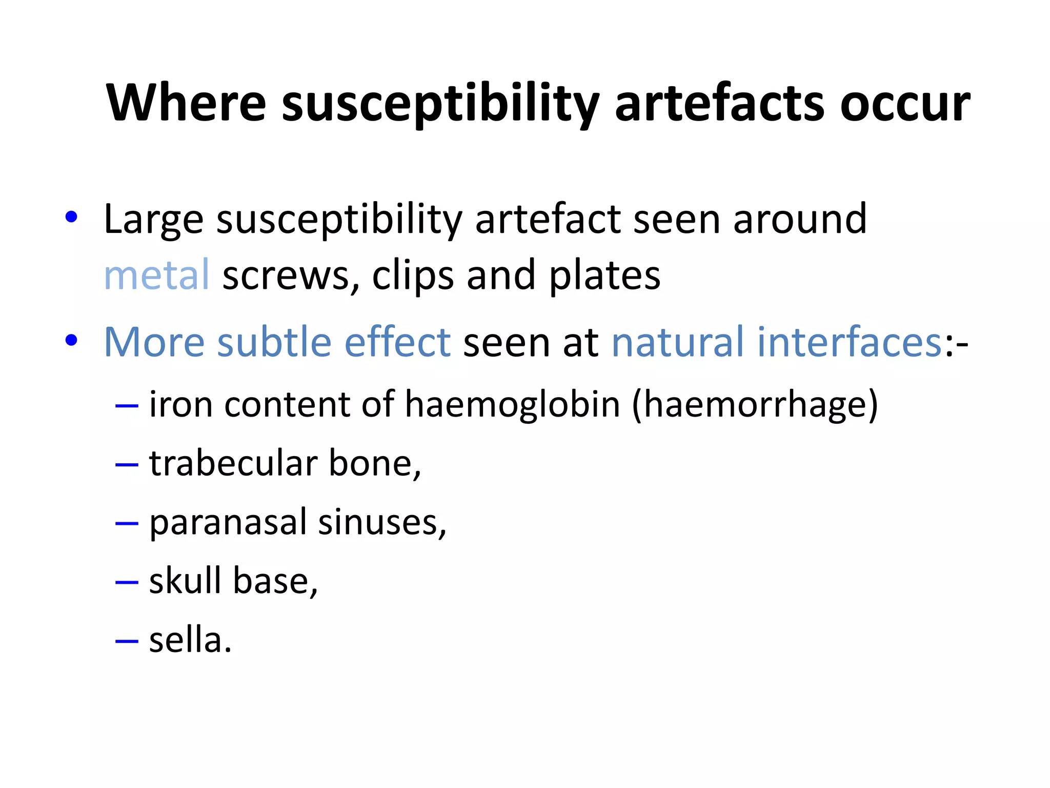 Artefacts mr & ct | PPTX