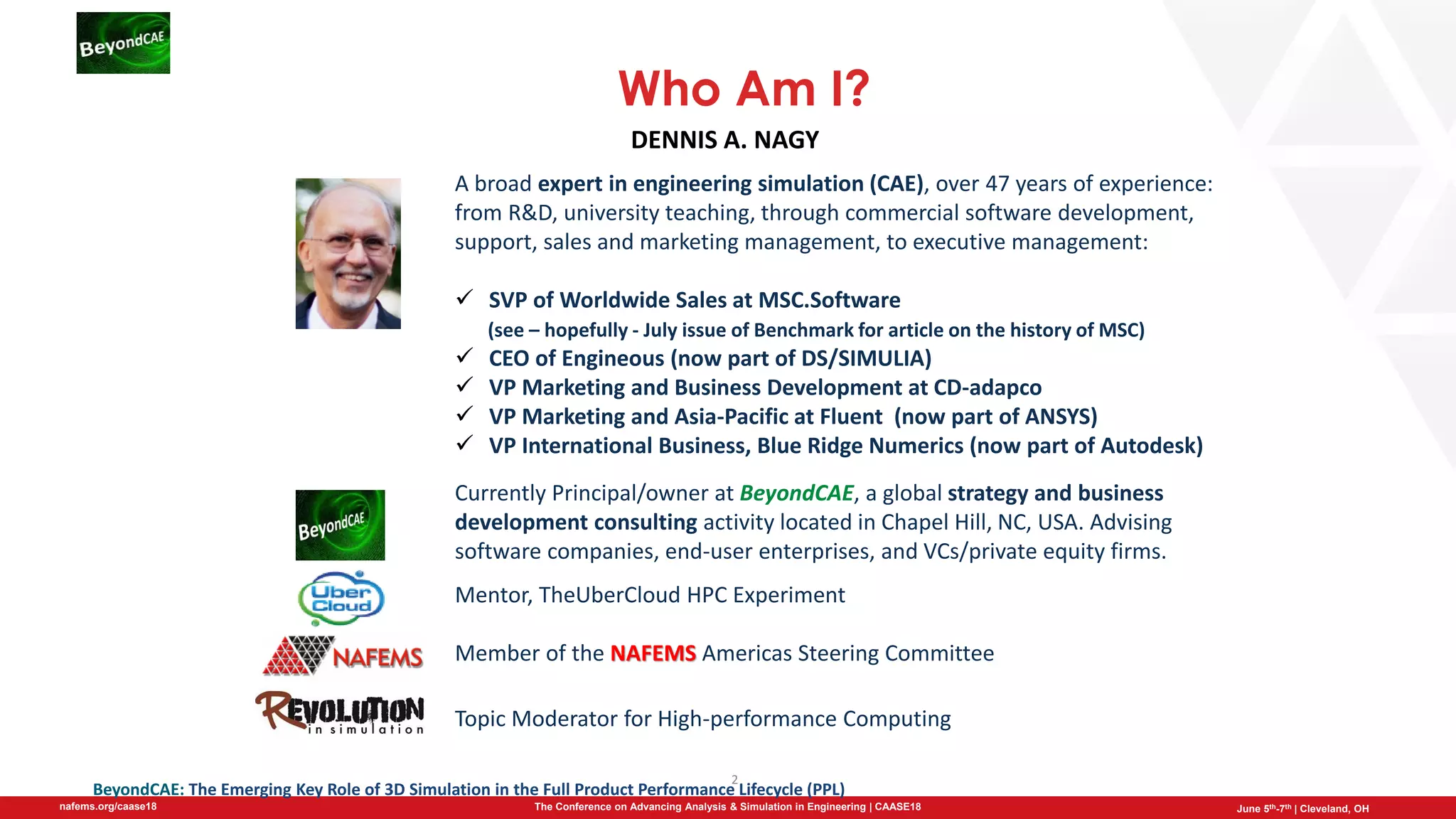 The Emerging Key Role of 3-D Engineering Simulation (CAE) in the Full ...