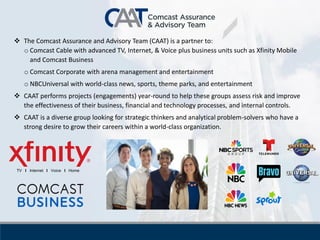 Comcast Assurance & Advisory Team Overview | PDF