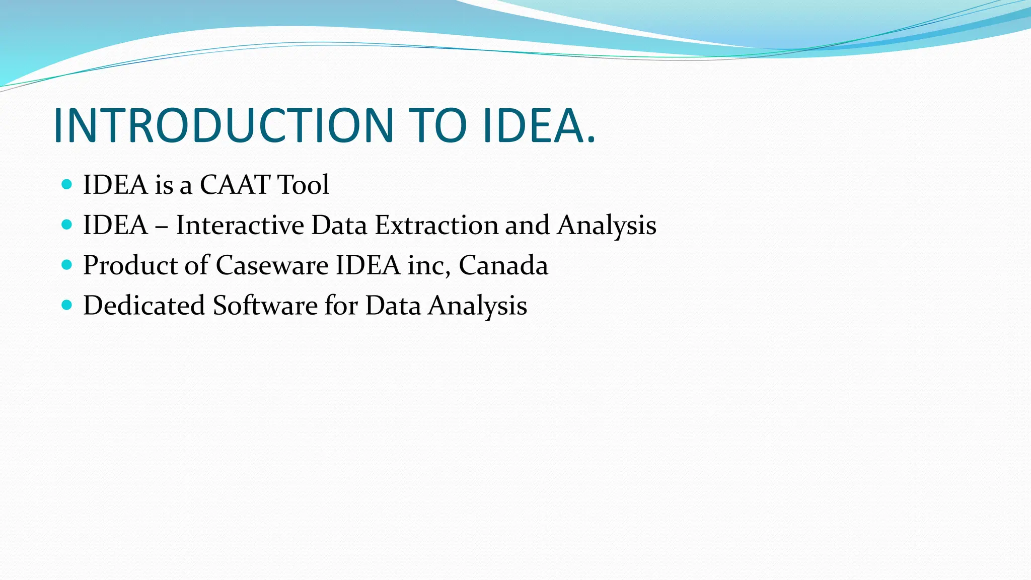 CAAT ppt.pptx (Computer Asstt. Technique) | PPTX