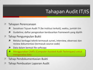 COMPUTER ASSISTED AUDIT TECHNIQUES (CAATS) / TABK | PPTX