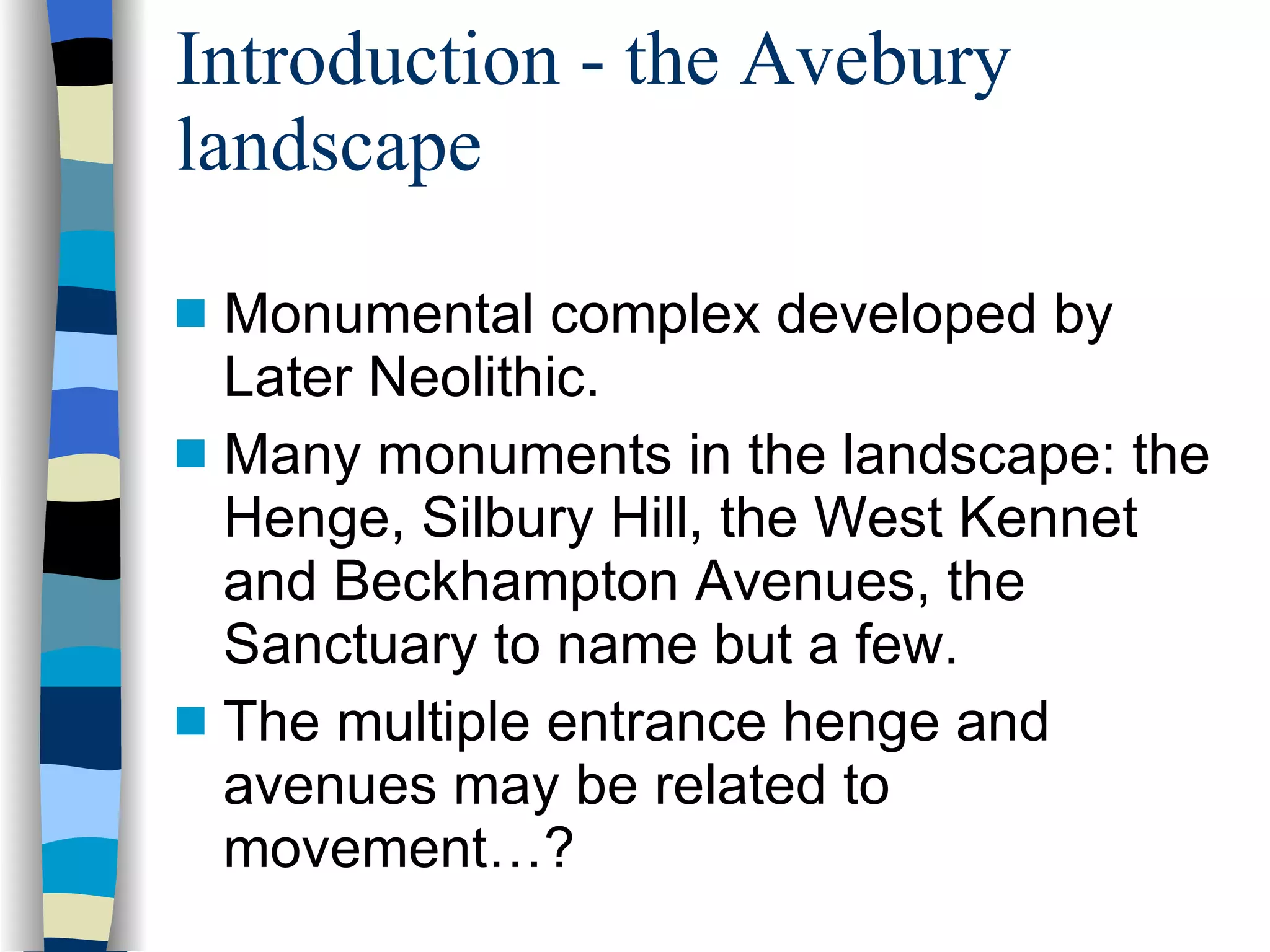Pathways through the Avebury landscape | PPT