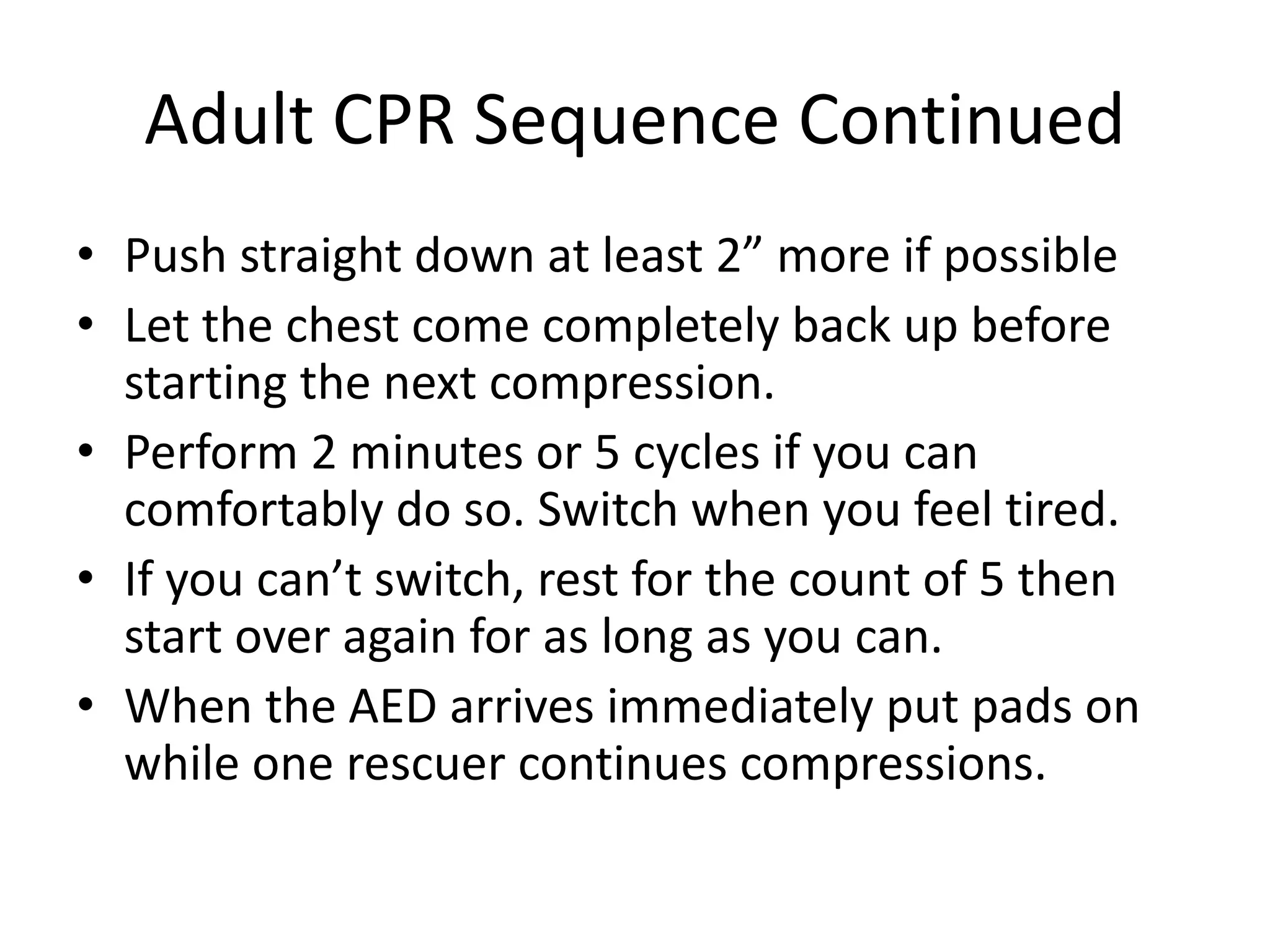 Compressions Airway Breathing (CAB) CPR Headquarters